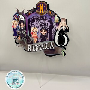 Wednesday Addams and Enid Cake Topper - Etsy