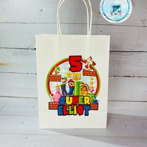 Super Mario Favor Bags - Etsy