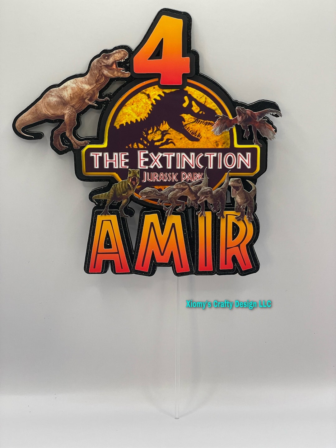 Jurassic Park, Jurassic World Cake Topper, Cupcake Toppers - Etsy