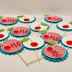 Cherry Shaker Cake Topper, Cherry Cupcake Toppers - Etsy
