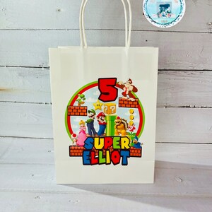 Super Mario Favor Bags - Etsy