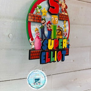 Super Mario Cake Topper and Cupcake Toppers - Etsy