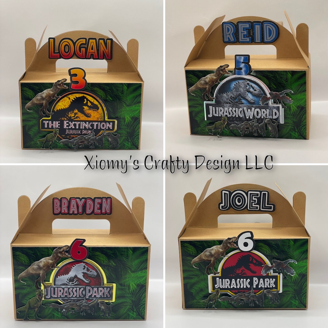 Jurassic Park, Jurassic World Party Favor Boxes - Etsy