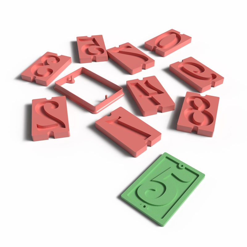 Number Pottery Stamps - Etsy