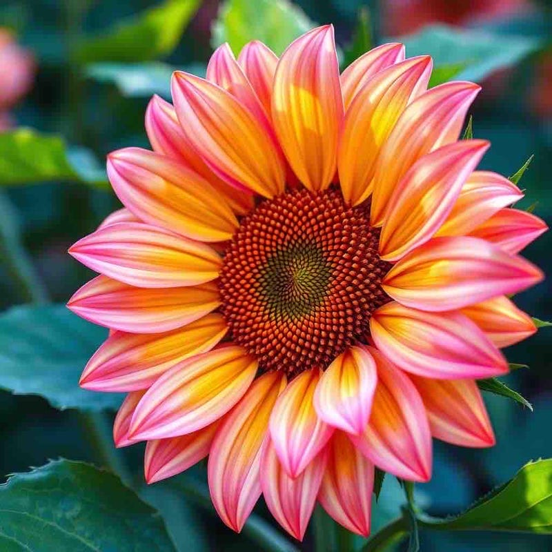 Pink Sunflower - Etsy