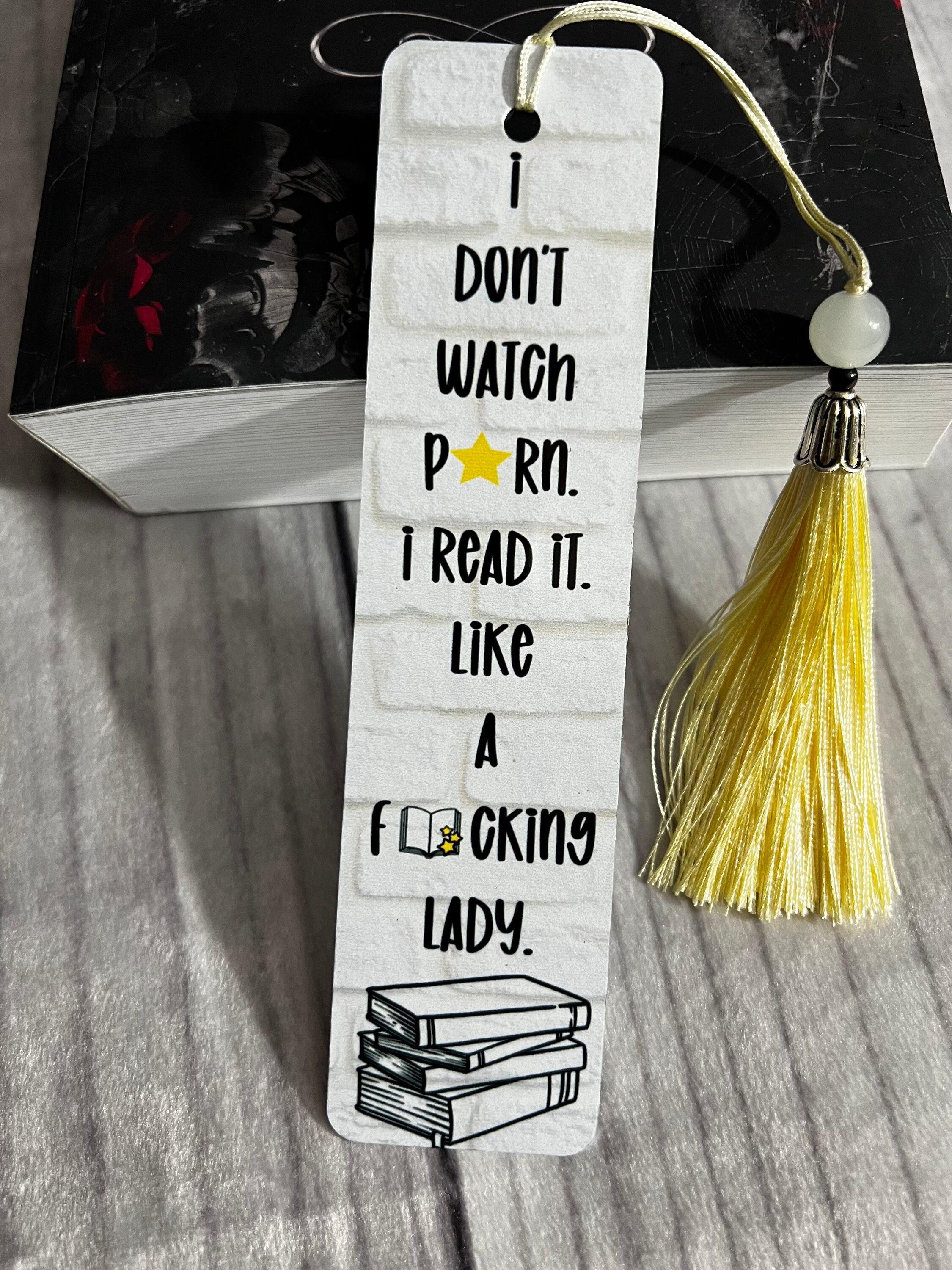 I Don't Watch Prn I Read It Like a Fcking Lady Metal Book Mark - Etsy