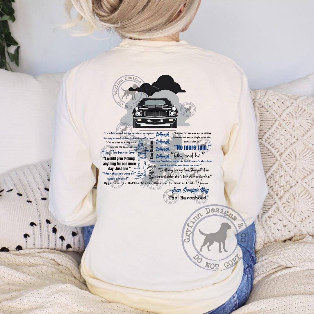 LICENSED Dominic King Quotes Collage - the Ravenhood - Comfort Colors ...
