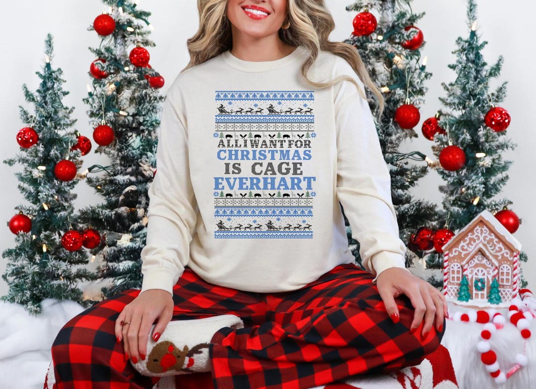 Officially Licensed All I Want for Christmas is Cage Everhart - Where's ...