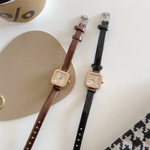 Minimalist Quartz Square Women Watch Small Wrist Watch for - Etsy