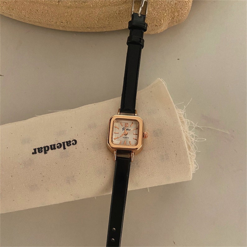 Minimalist Quartz Square Women Watch Small Wrist Watch for - Etsy