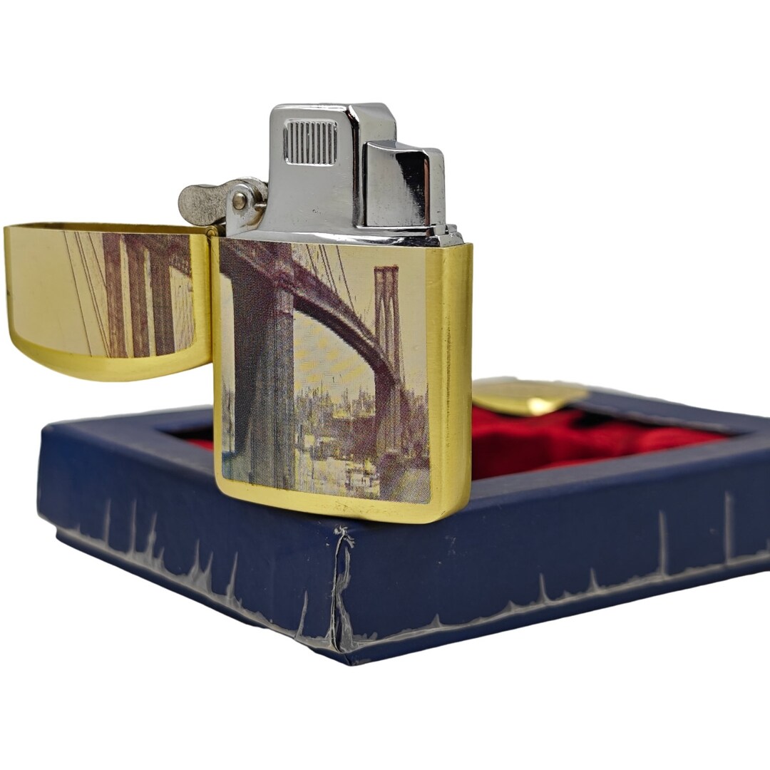 Vintage Collectible Pocket Gas Lighter With Box - Etsy