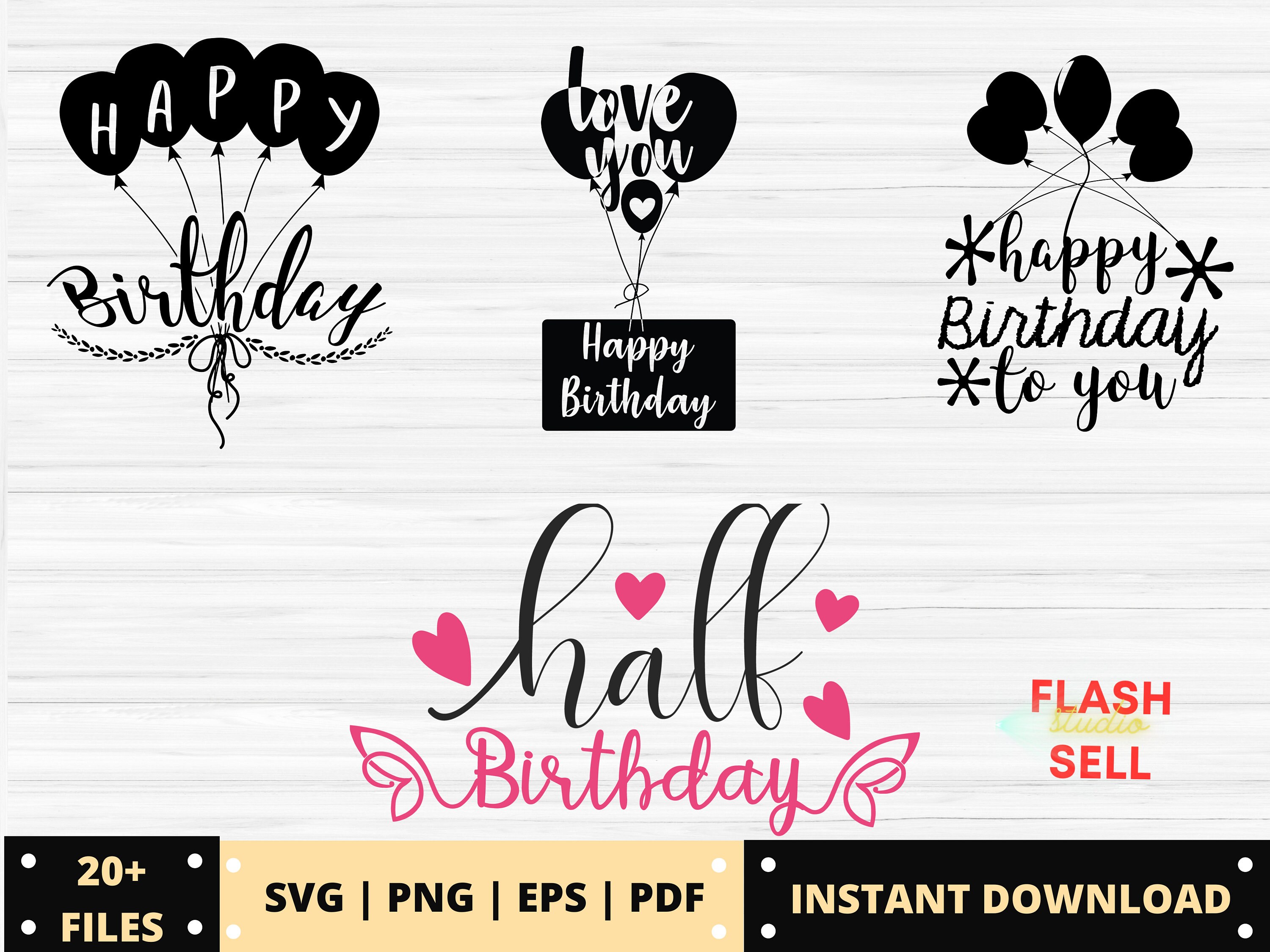 20 Birthday Quote Svg Bundle Its My Birthday Svg Birthday - Etsy