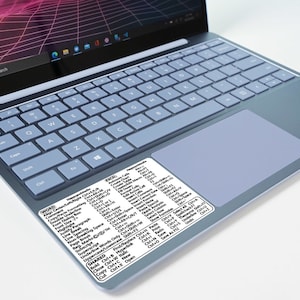 Windows+word/excel (for PC) Keyboard Shortcut Stickers, Laminated Vinyl ...