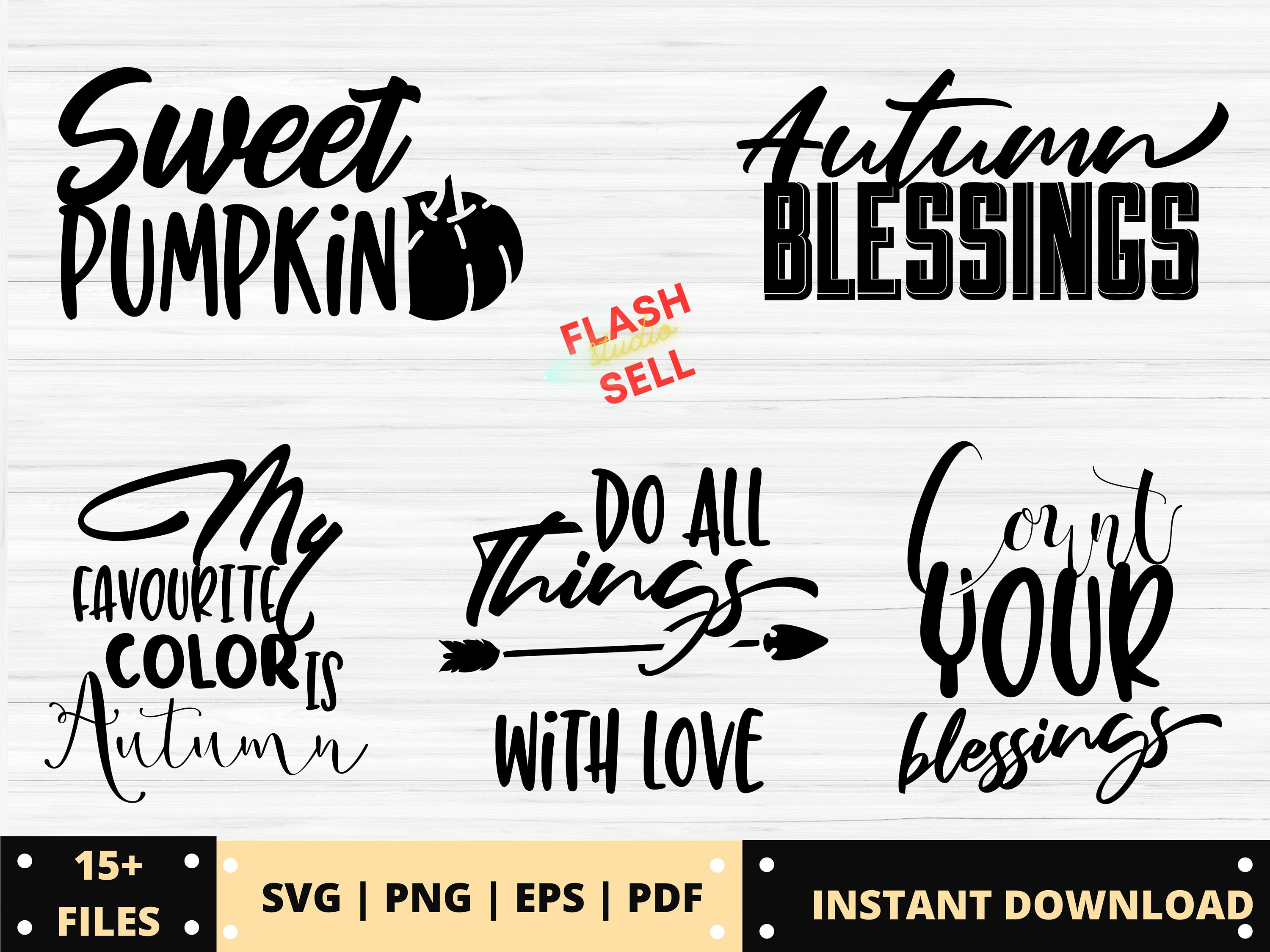 BUY 2 GET 1 FREE, 15 Thanksgiving Svg Bundle Enjoy Give Thanks Svg ...