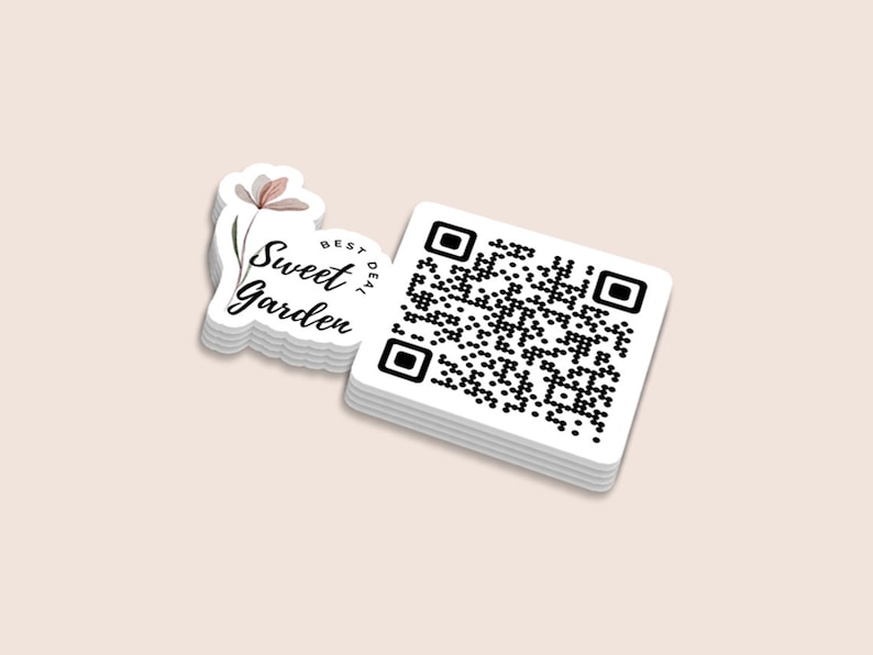 QR Code Stickers, Custom Stickers, DIY Stickers, Sticker Design, Qr ...