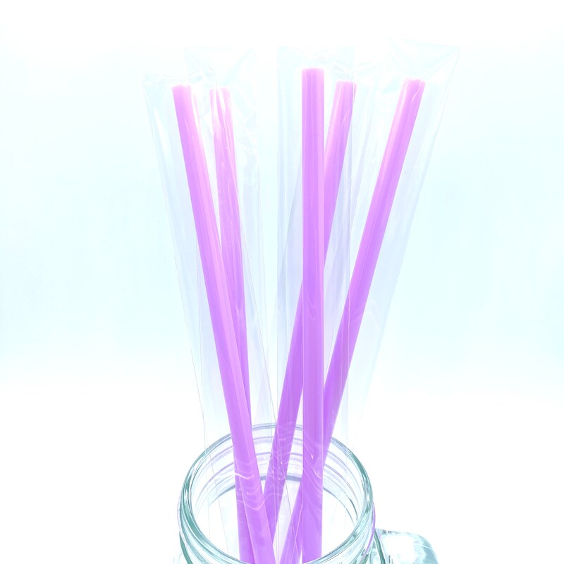 Lavender Straws - Etsy