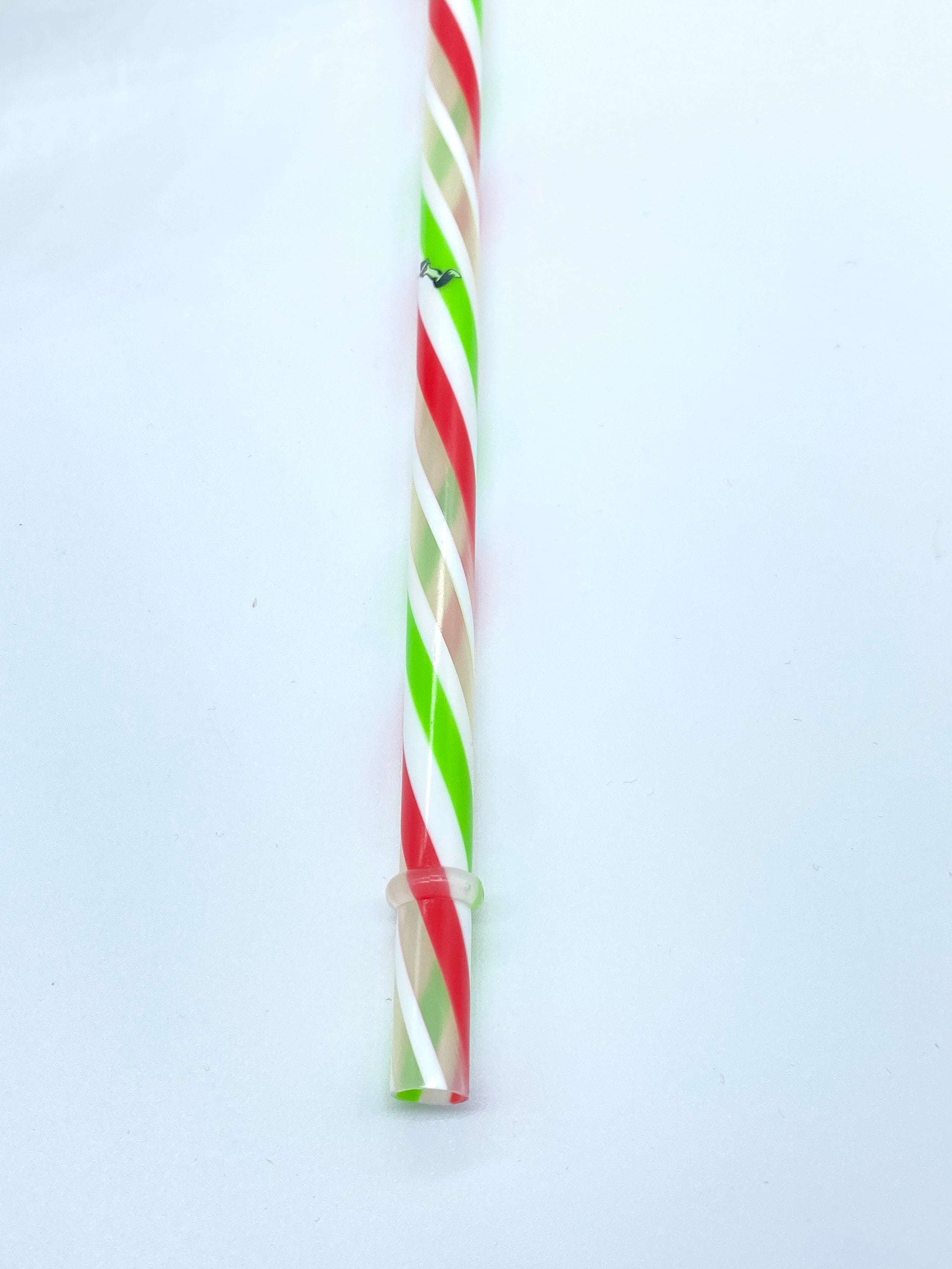 Holiday Stripe 12 Straws Christmas Reusable Straws 40oz Tumbler and ...