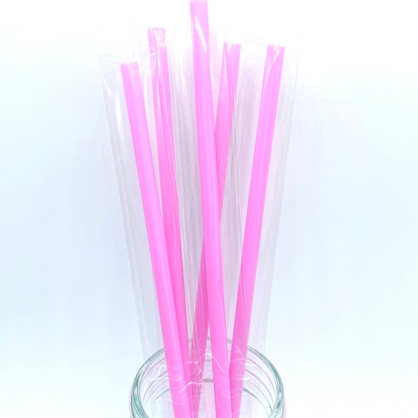 Pink Straws - Etsy