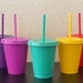 Multi-color Cups 24oz 16oz - Cold Cups - Multi-color Blank Cups - Cups ...