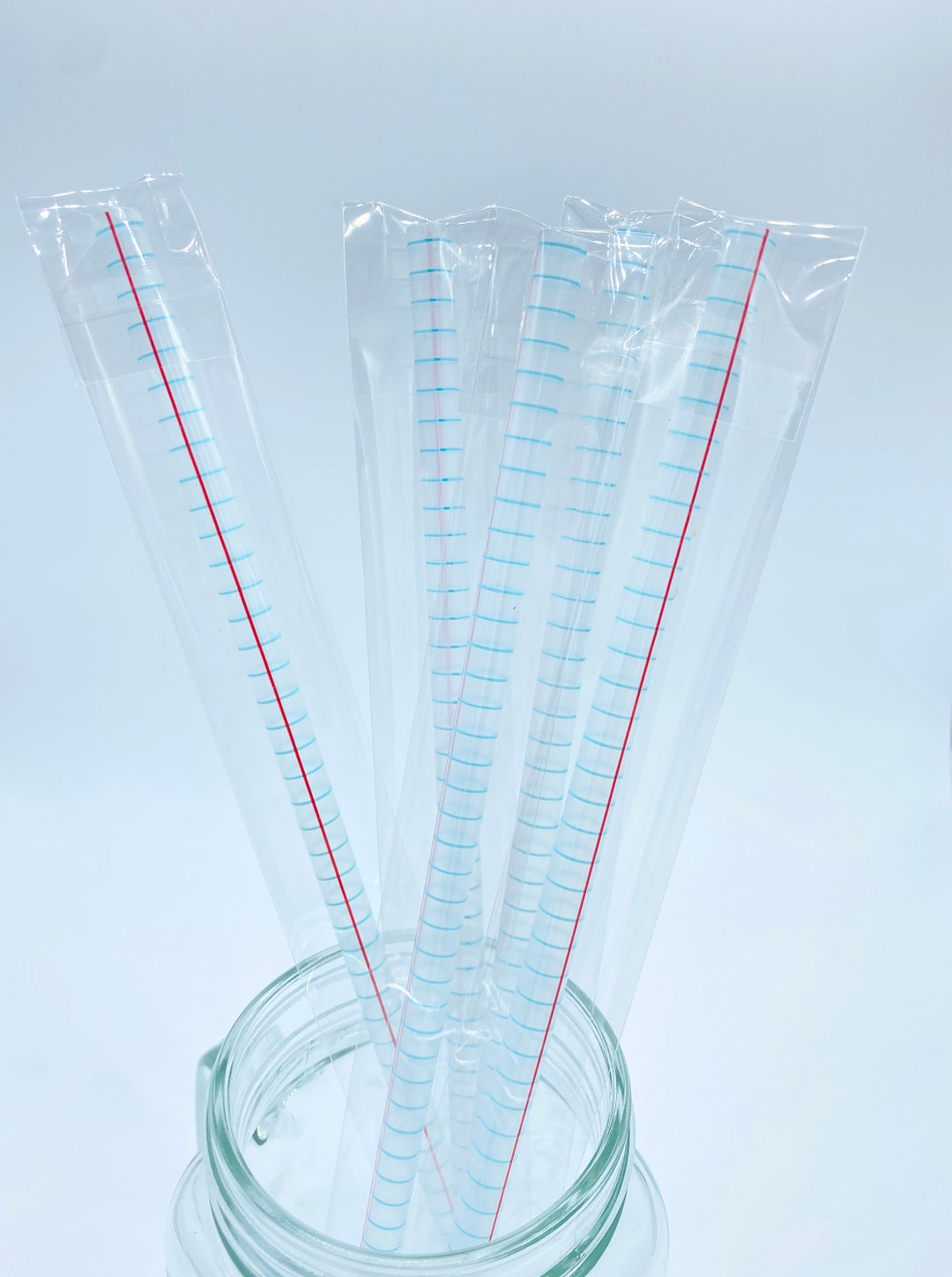 School Paper Transparent Straw - 10" - Reusable Plastic Straw - School ...