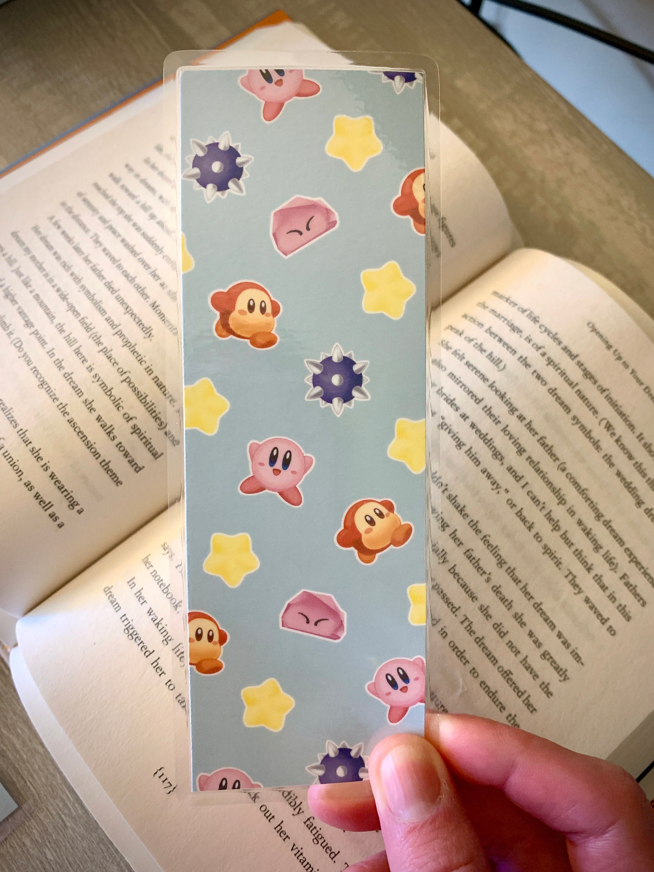 Kirby & Friends Bookmark Laminated Waterproof Bookmark in 2 - Etsy
