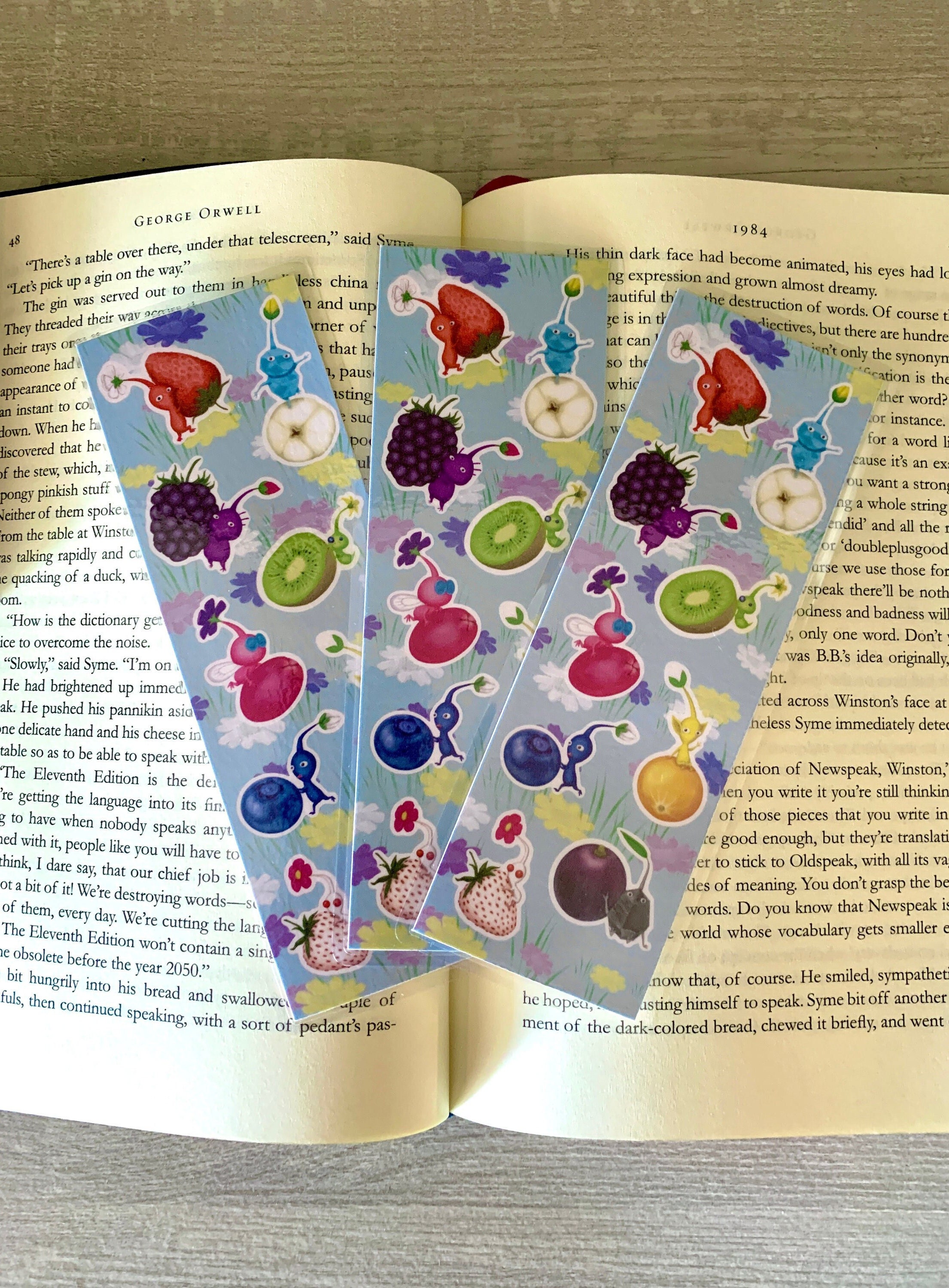 Pikmin Berries Laminated Waterproof Bookmark - Etsy