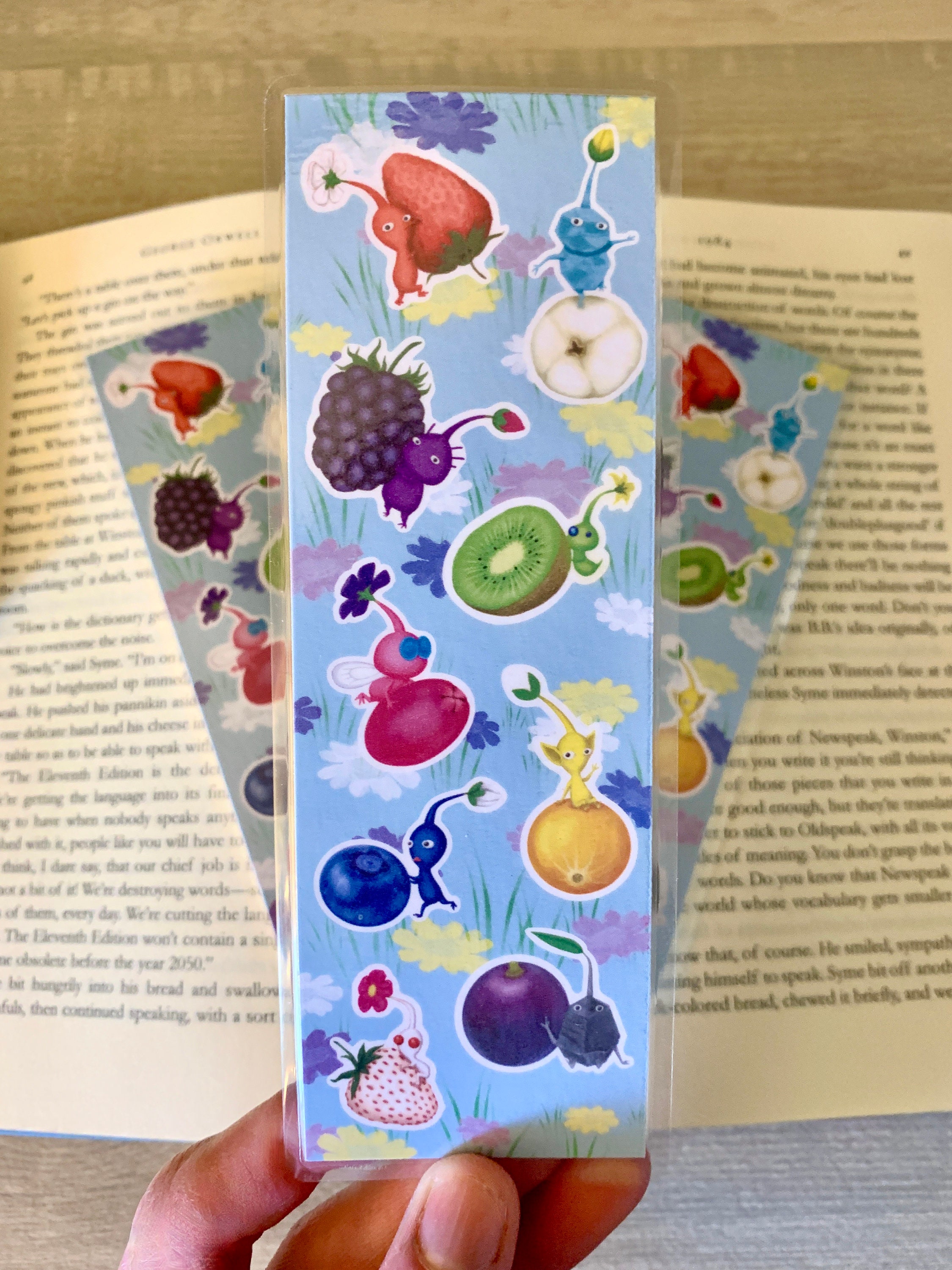 Pikmin Berries Laminated Waterproof Bookmark - Etsy