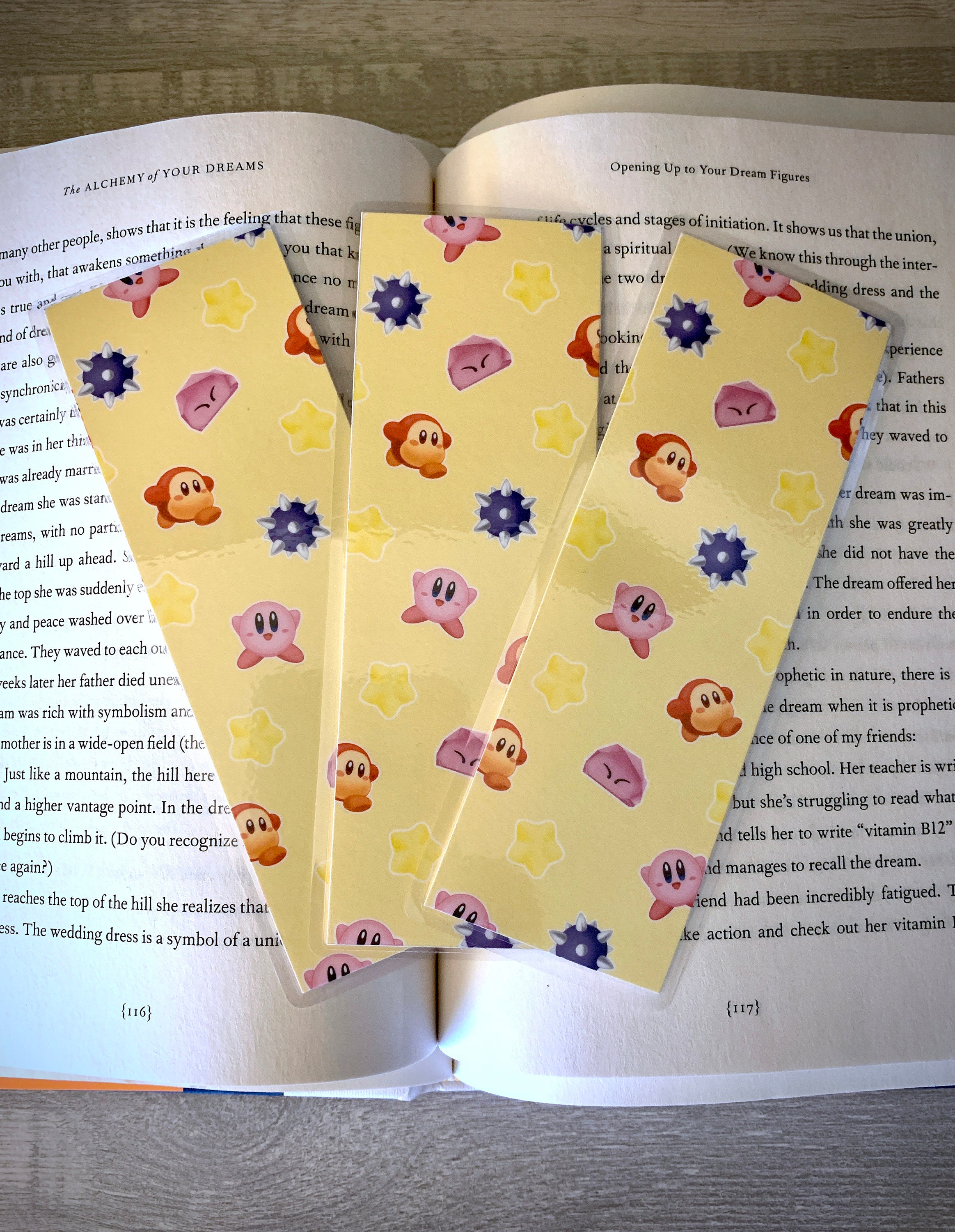 Kirby & Friends Bookmark Laminated Waterproof Bookmark in 2 - Etsy