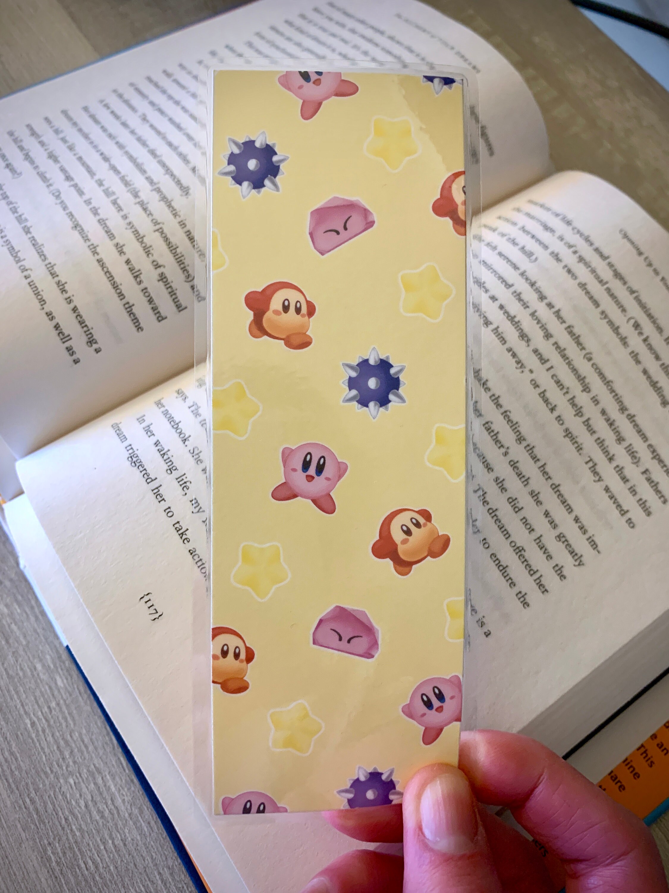 Kirby & Friends Bookmark Laminated Waterproof Bookmark in 2 - Etsy