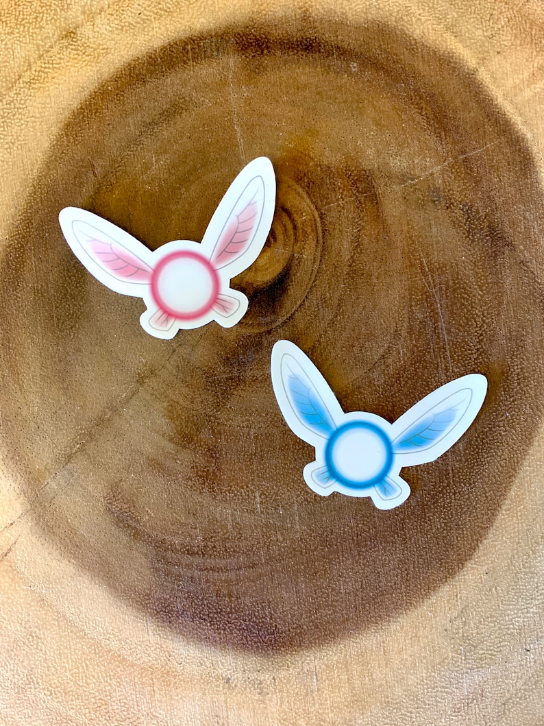 Navi Fairy Handmade Glossy Vinyl Sticker in 2 Colors - Etsy
