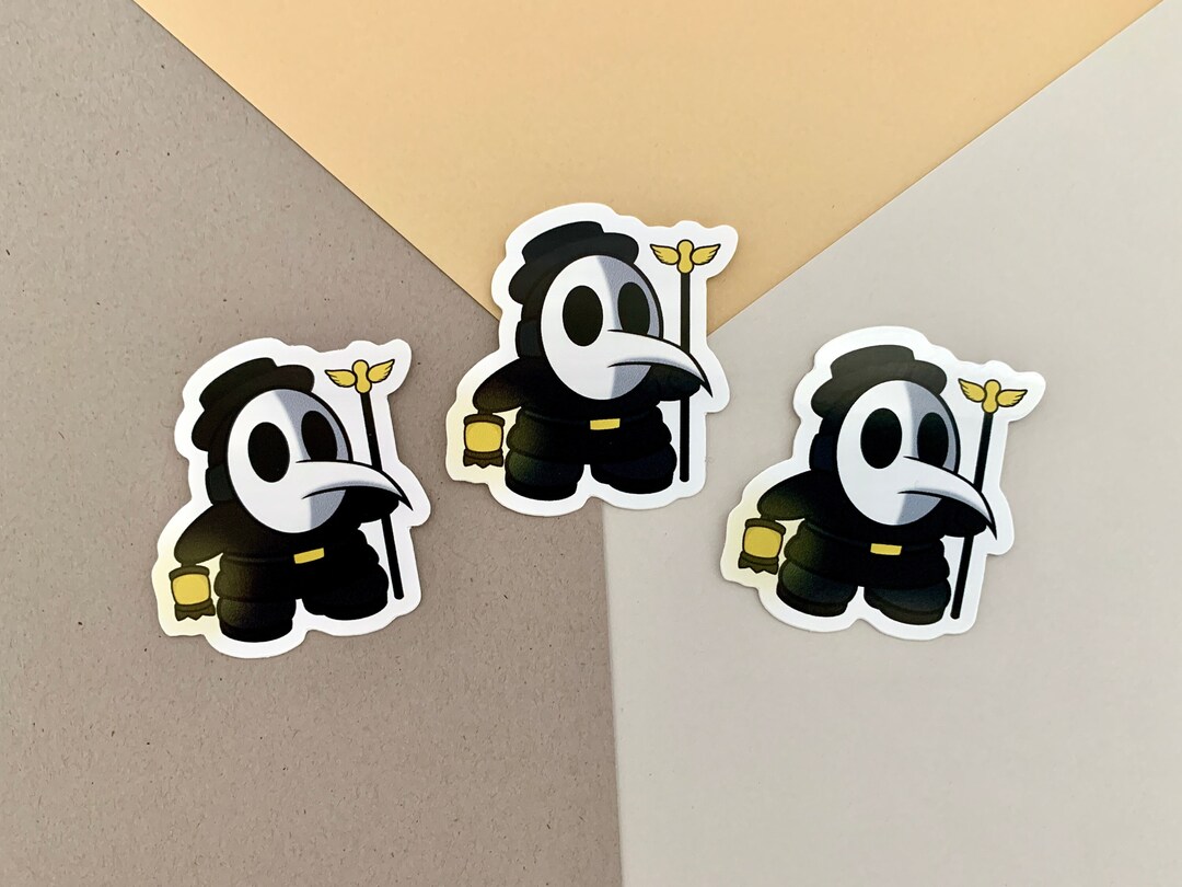 Shy Guy Plague Doctor Stickers, Pack of 3 Super Mario Bros. Glossy ...