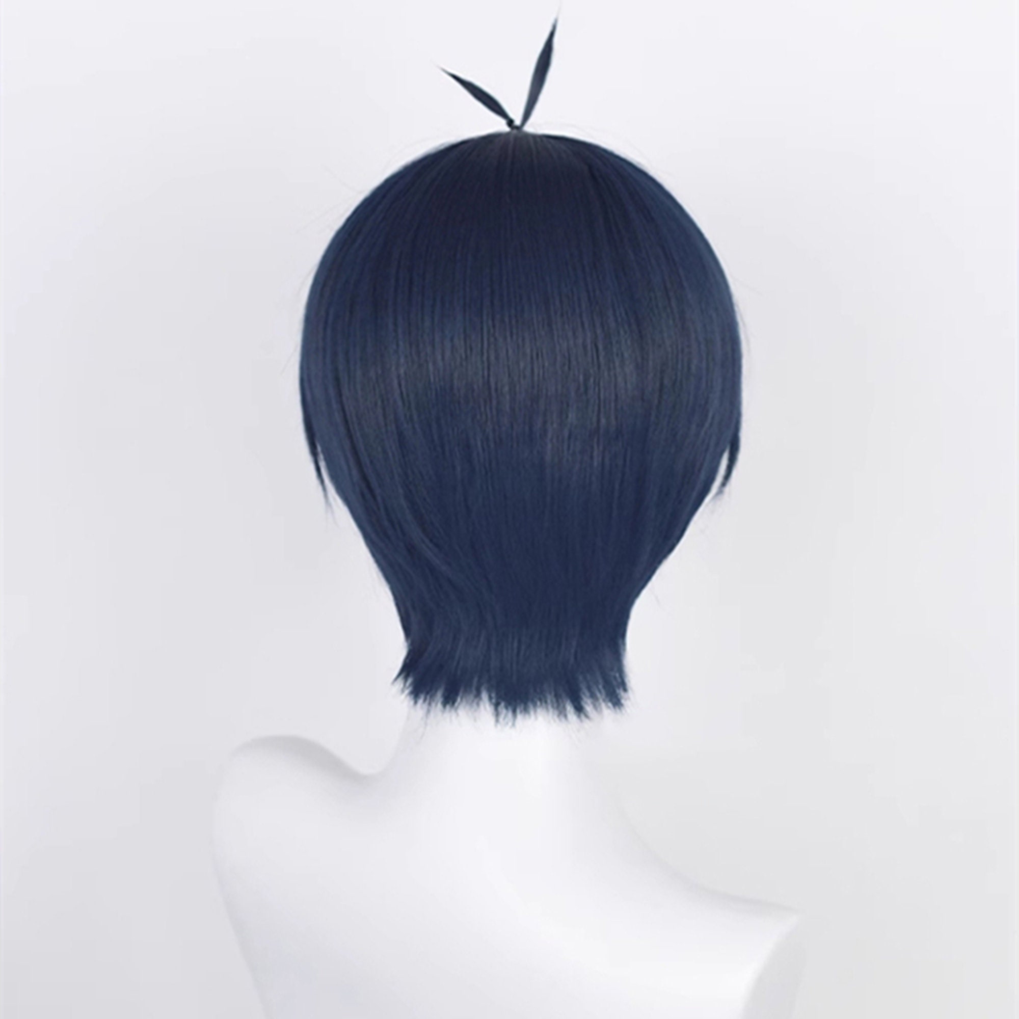 Blue Lock Animation Cosplay Wig Isagi Yoichi Dark Blue Short - Etsy