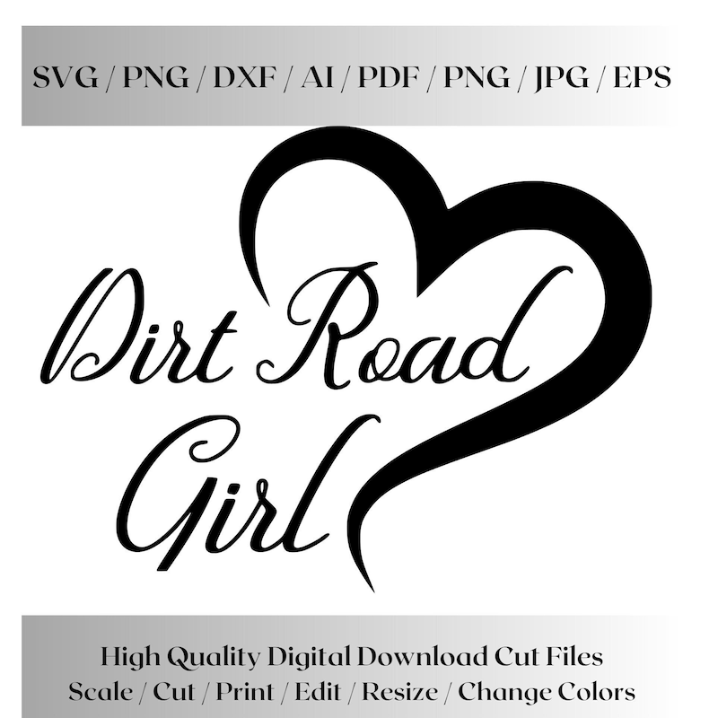 Dirt Road Girl Svg - Etsy
