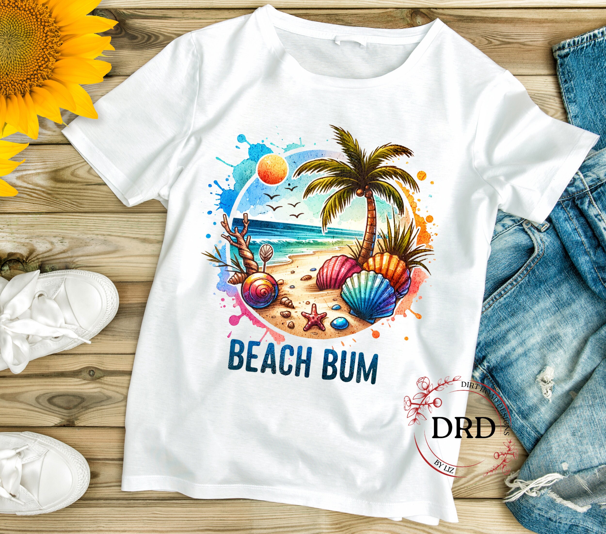 Beach Clipart Png, Beach Bum Sublimation Design, Summer Clipart Png ...