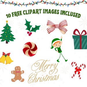 Christmas Doodle Png Letters, Christmas Alphabet & Numbers Png Bundle ...