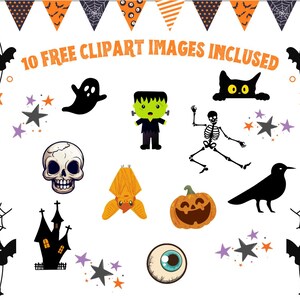 Halloween Doodle Png Letters, Premade Clipart, Halloween Alphabet Png ...