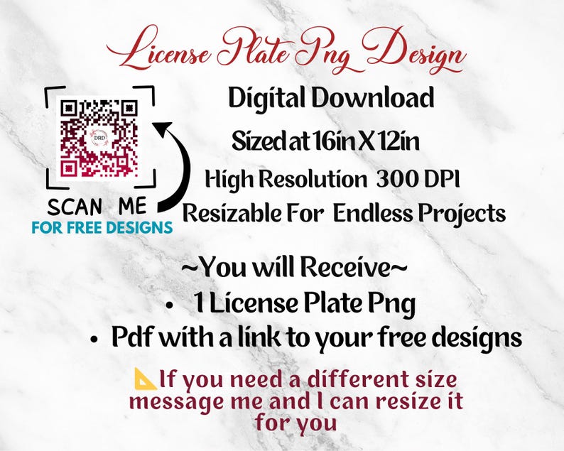 Dragonfly License Plate PNG, Floral Dragonfly Car Tag (digital Download ...