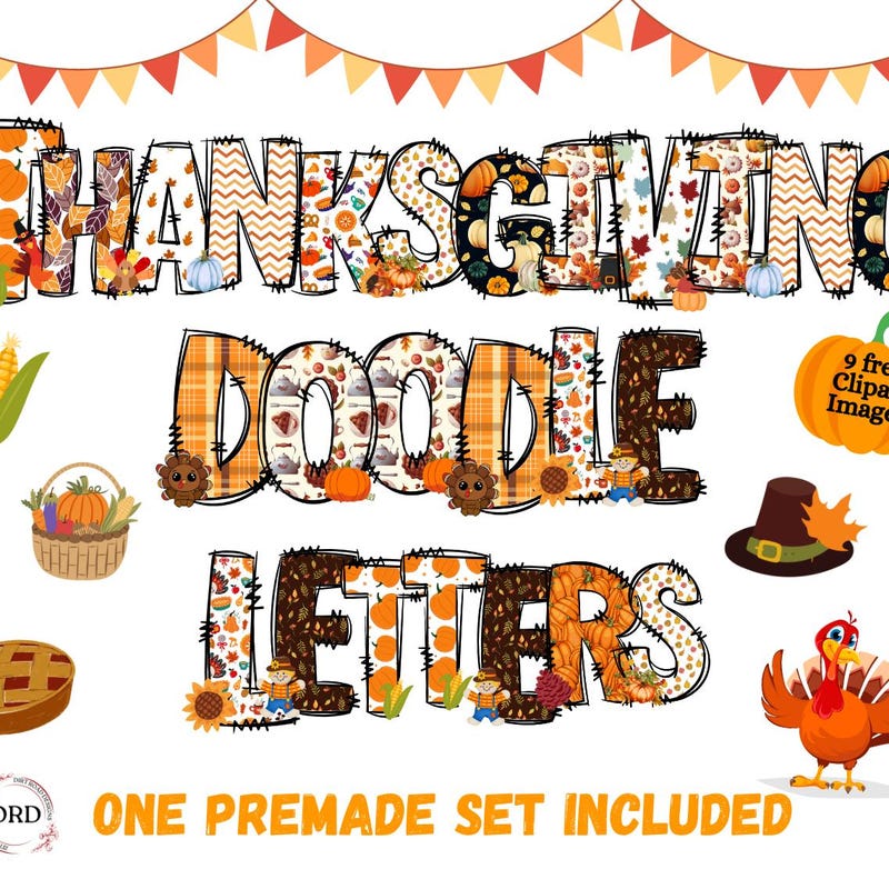 Thanksgiving Letters - Etsy