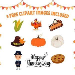 Thanksgiving Doodle Png Letters, Alphabet Png Bundle, Doodle Set With ...