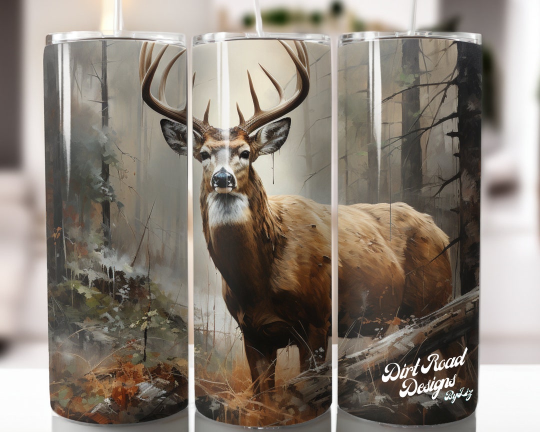 Deer / Buck Tumbler 20oz Sublimation Tumbler Design Buck - Etsy