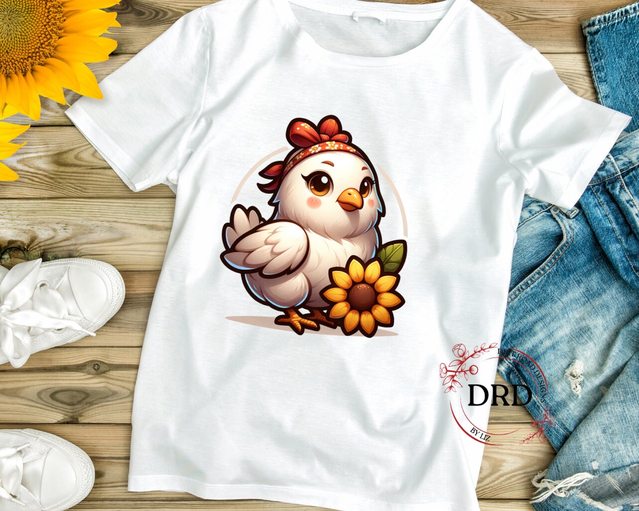 Cute Chicken Png, Girl Chicken Png, Hen Clipart, Chicken Graphics, Farm ...