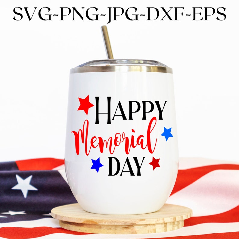 Happy Memorial Day Svg Png Design, Memorial Day Design for Cricut ...