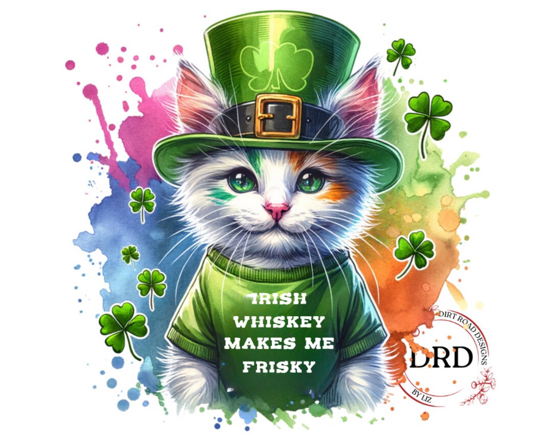 Cat St Patrick's Day Png, St Patrick's Clipart, Funny Cat Png , Adult ...