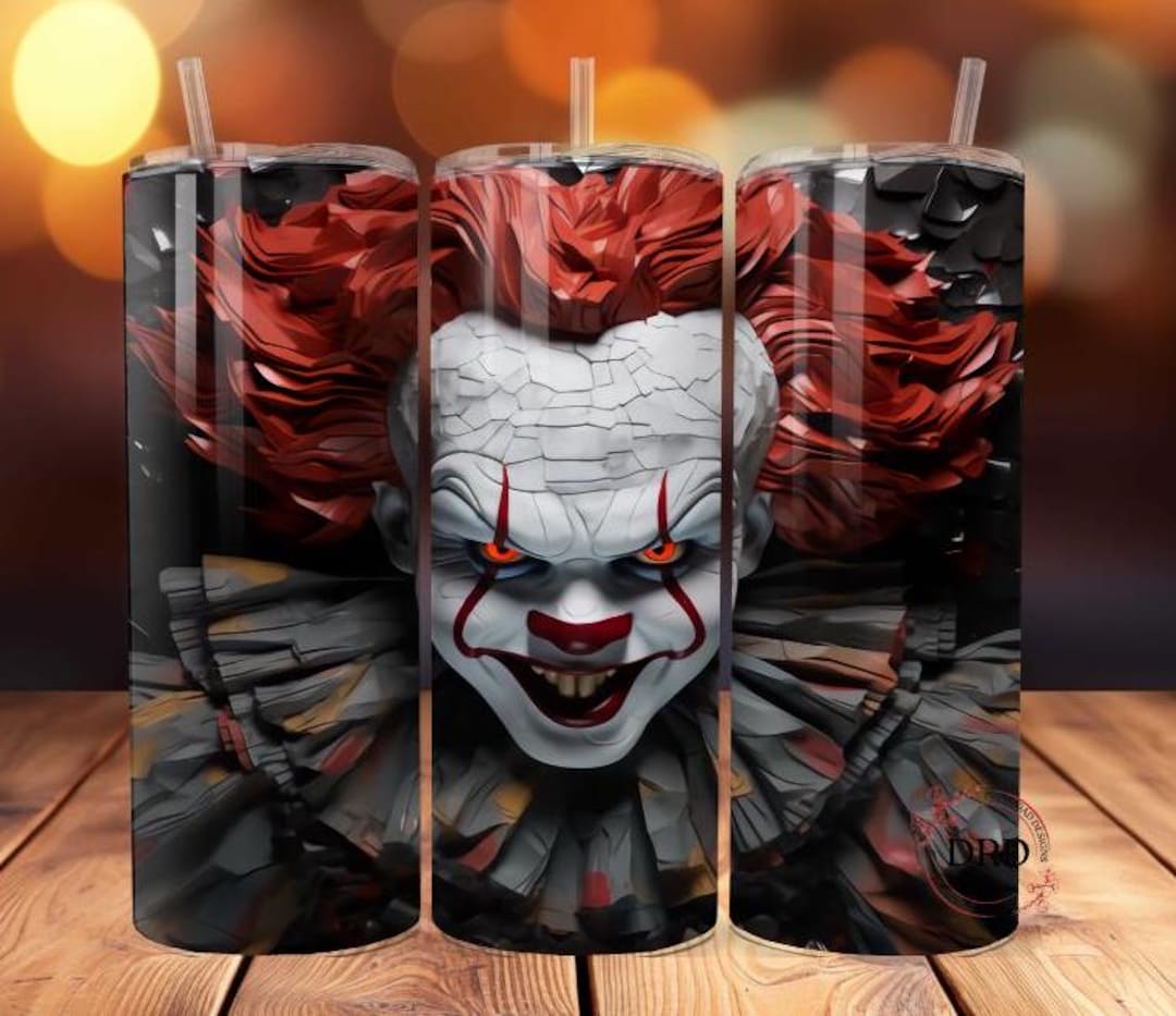Spooky Pennywise Tumbler Wrap | Instant Download | Horror Movie ...
