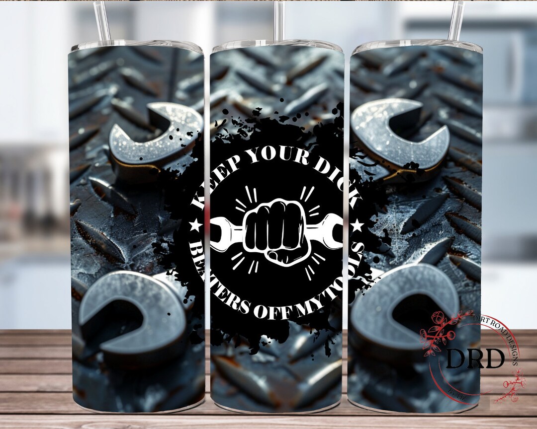 Mechanic Tumbler Wrap 20oz Skinny Sublimation Design, Manly Tumbler Png ...