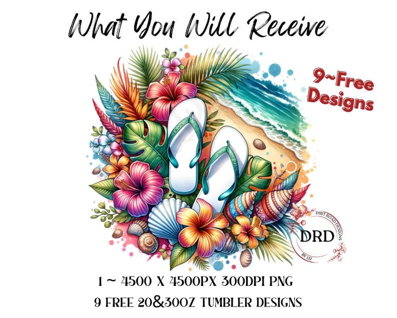 Flip Flop Beach Sublimation Design, Summer Clipart Png, Beach Shirt ...