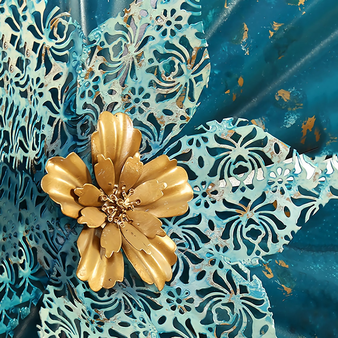 Metal Wall Decor Metal Flowers Wall Art Wall Hangings - Etsy