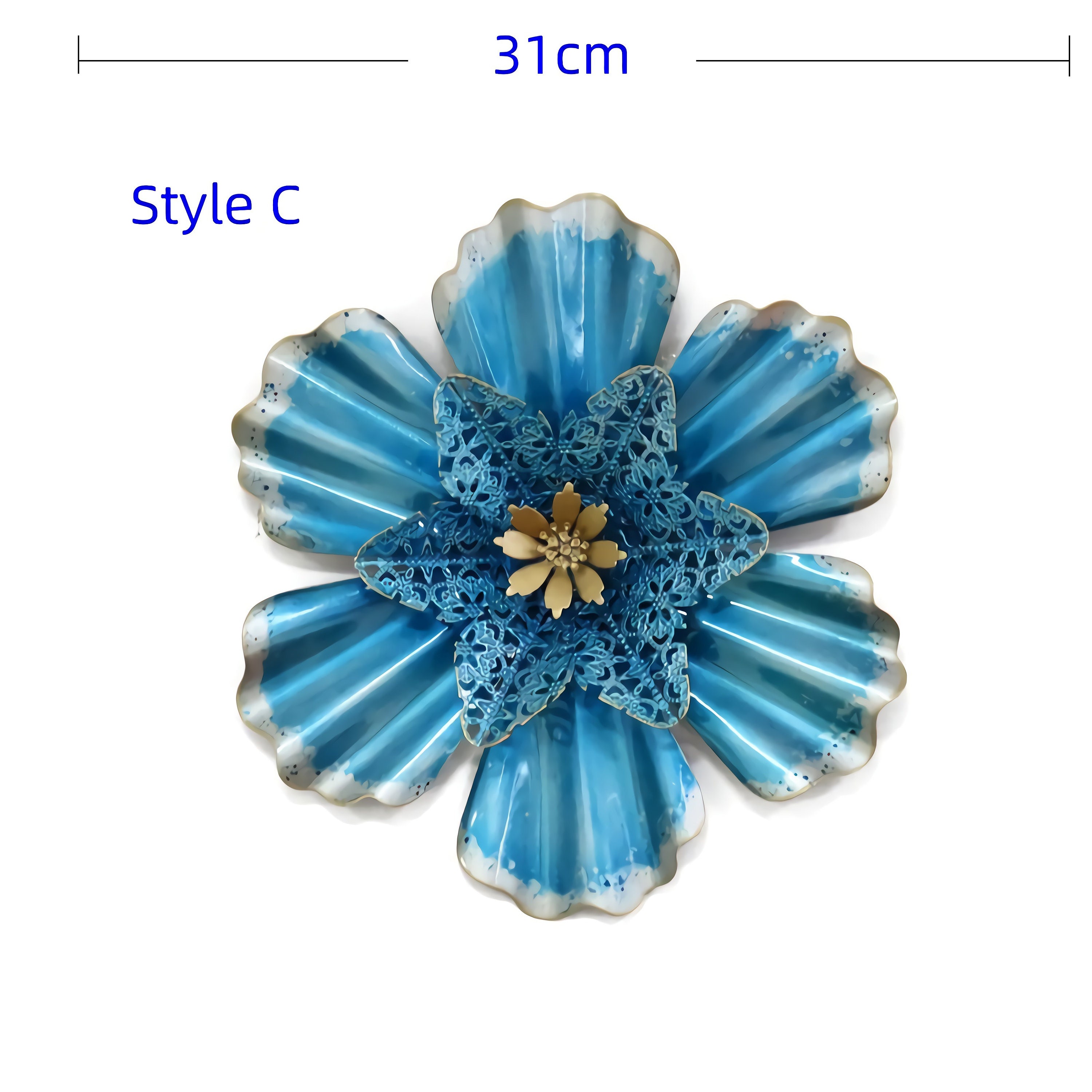 Metal Wall Decor Metal Flowers Wall Art Wall Hangings - Etsy