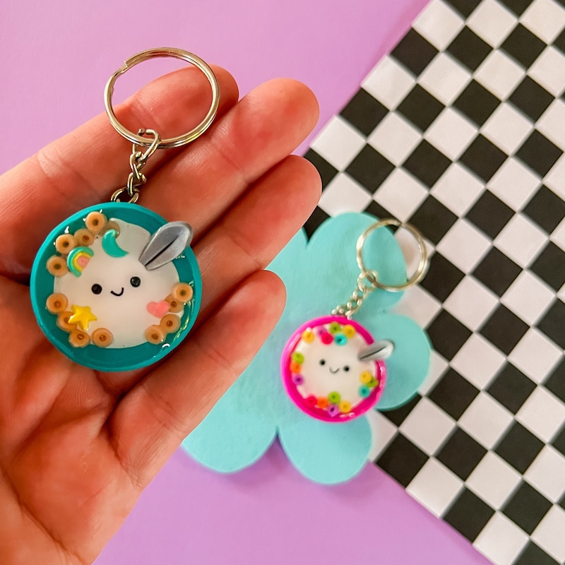 Clay Keychain - Etsy
