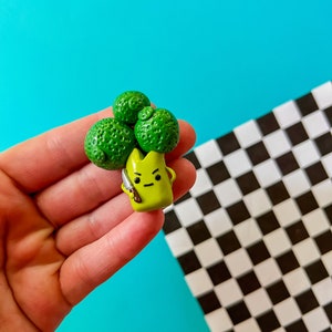 Farmers Market Collection | Vegetable Magnet | Kawaii Broccoli | Cute ...